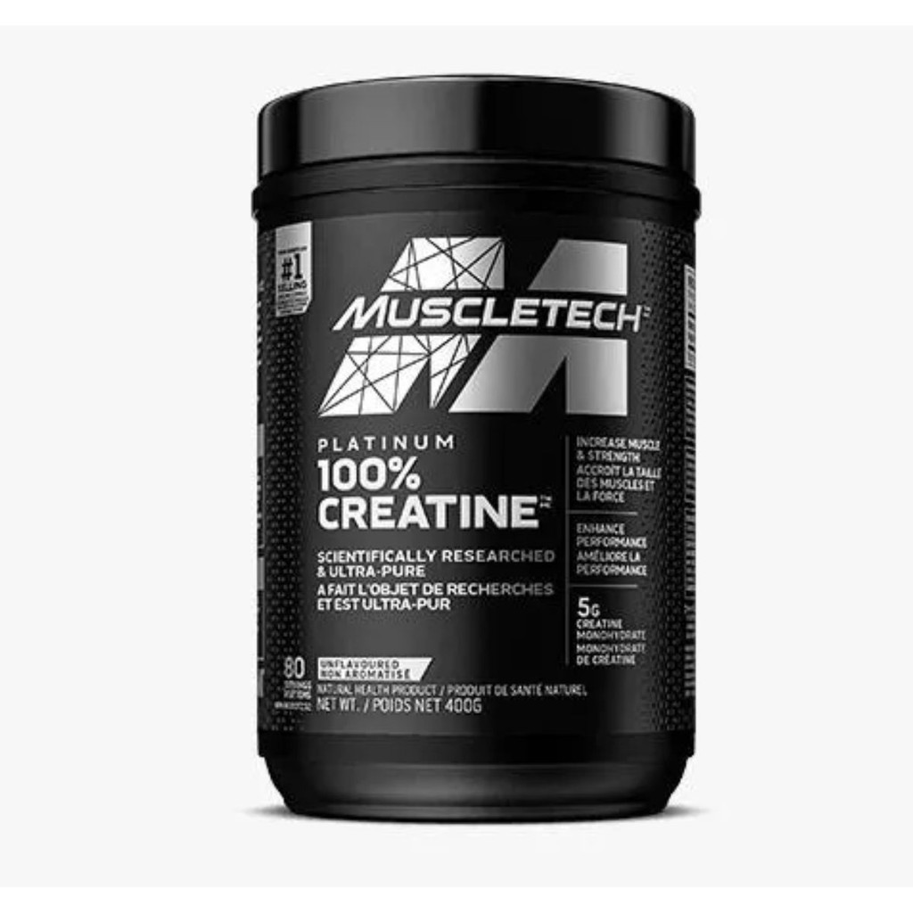 Creatina Platinum 100% Pura Muscletech 400g | Shopee Brasil