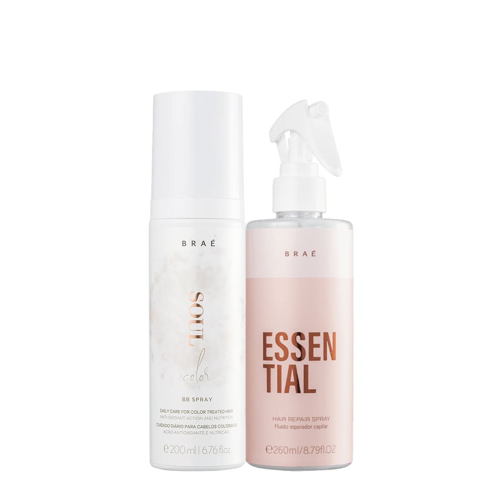 Kit Braé Soul Color BB Essential Leave-in Spray (2 produtos) | Shopee ...