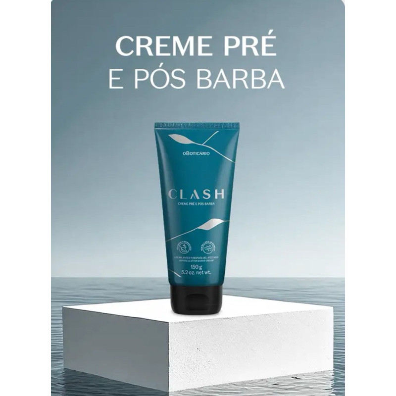 Creme Pré E Pós-Barba Clash 150g Loção pós barba de O Boticário ...