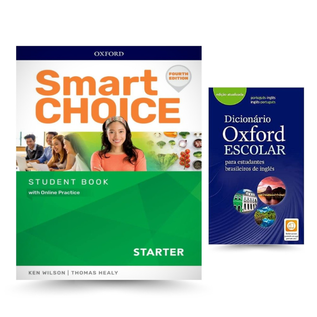 Kit: Smart Choice: Starter: Student Book with Online Practice + Dicionário Oxford Escolar ...