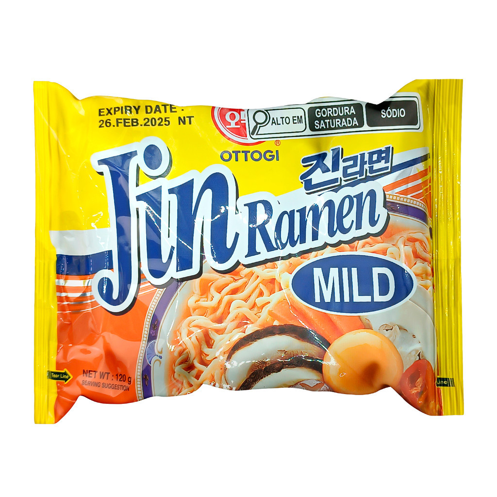 Ramen Coreano Jim Ramen Mild Ottogi 120g | Shopee Brasil