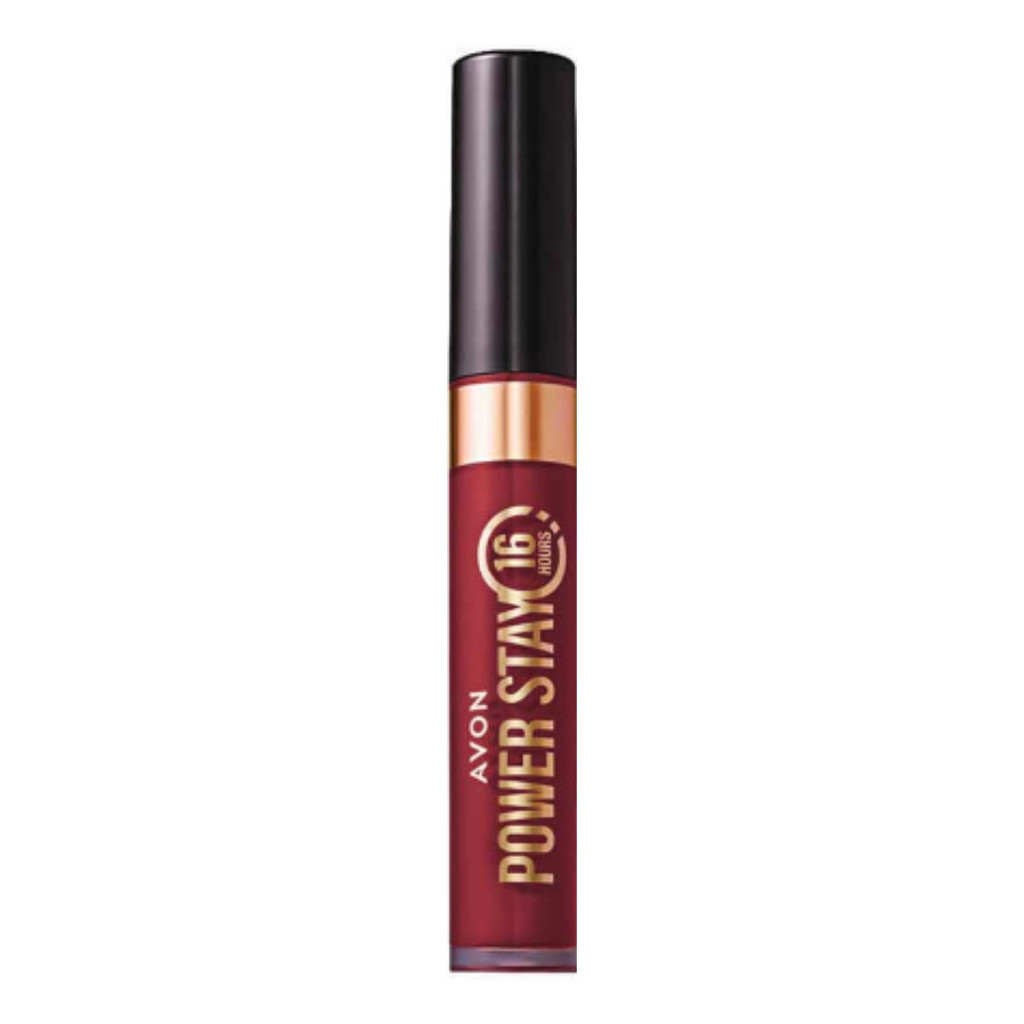 Batom Líquido Matte Avon Power Stay 16h Marrom Rubi | Shopee Brasil