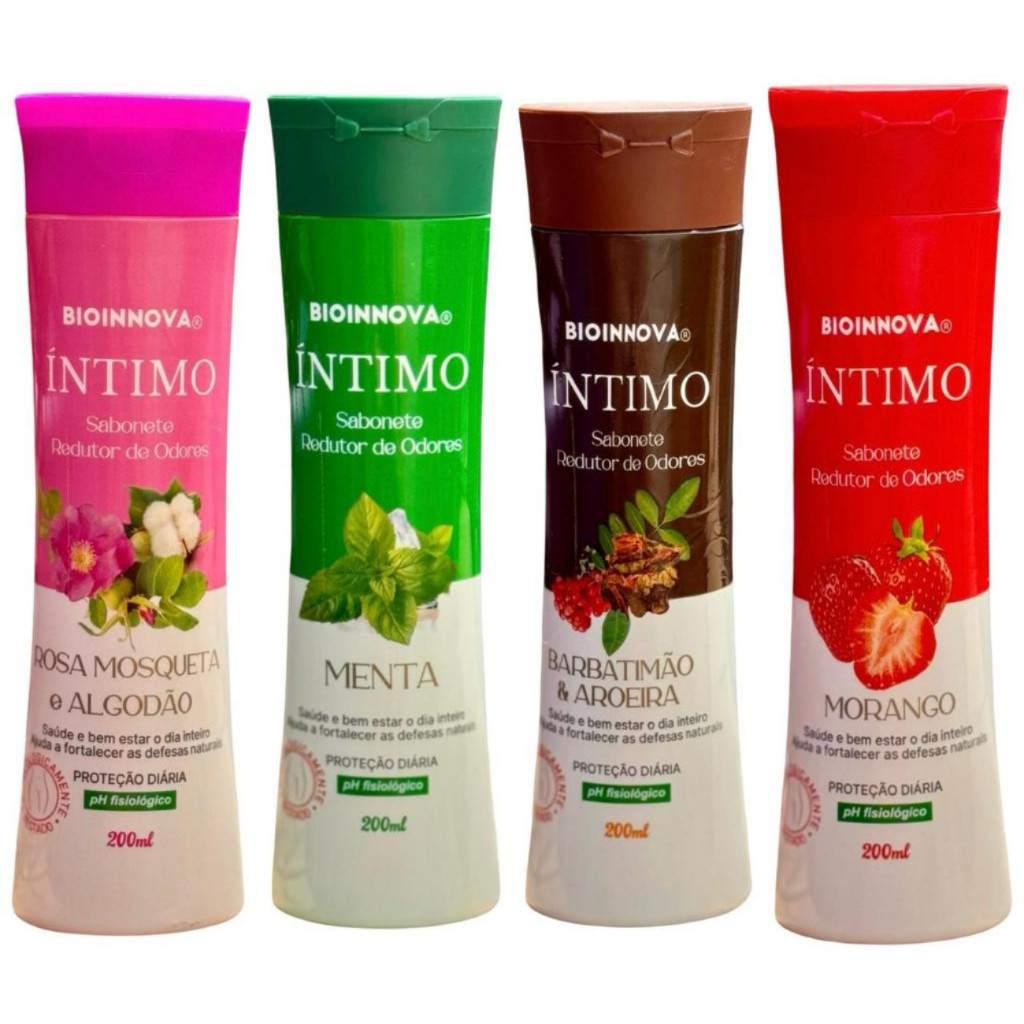 SABONETE LIQUIDO INTIMO BIOINOVA 250ML 4 UNID ESCOLHA SEU KIT | Shopee ...