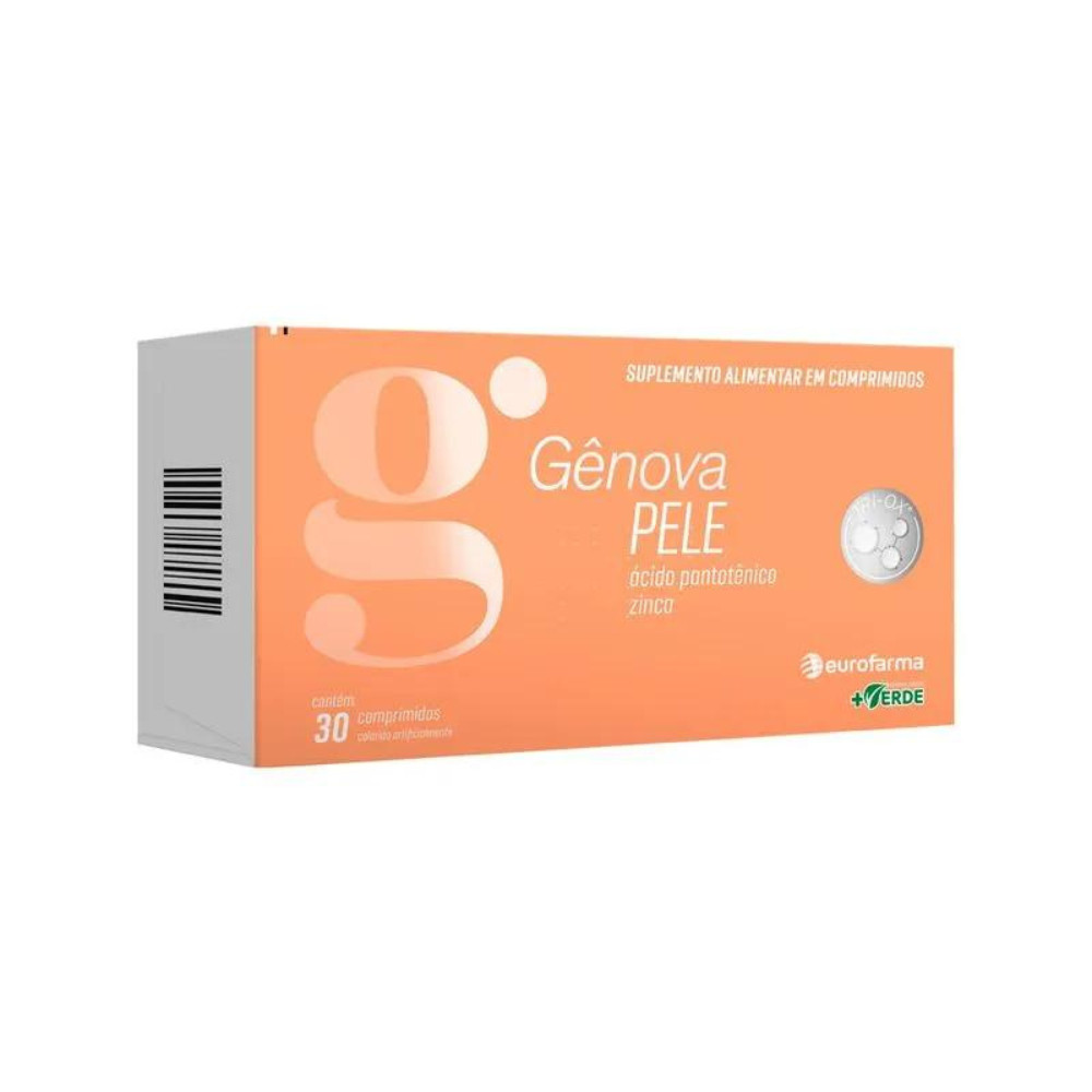 Genova Pele Colágeno e Vitaminas 30 Comprimidos | Shopee Brasil