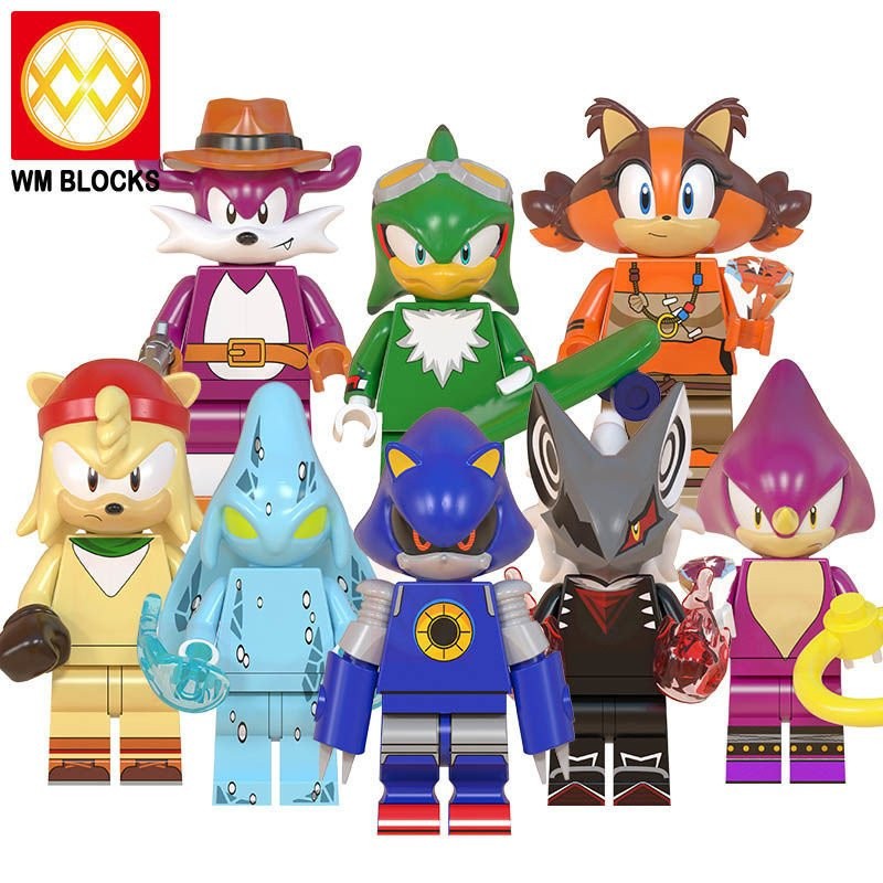 Compatível com Lego Lego Legos blocos de construção de Sonic Power ...