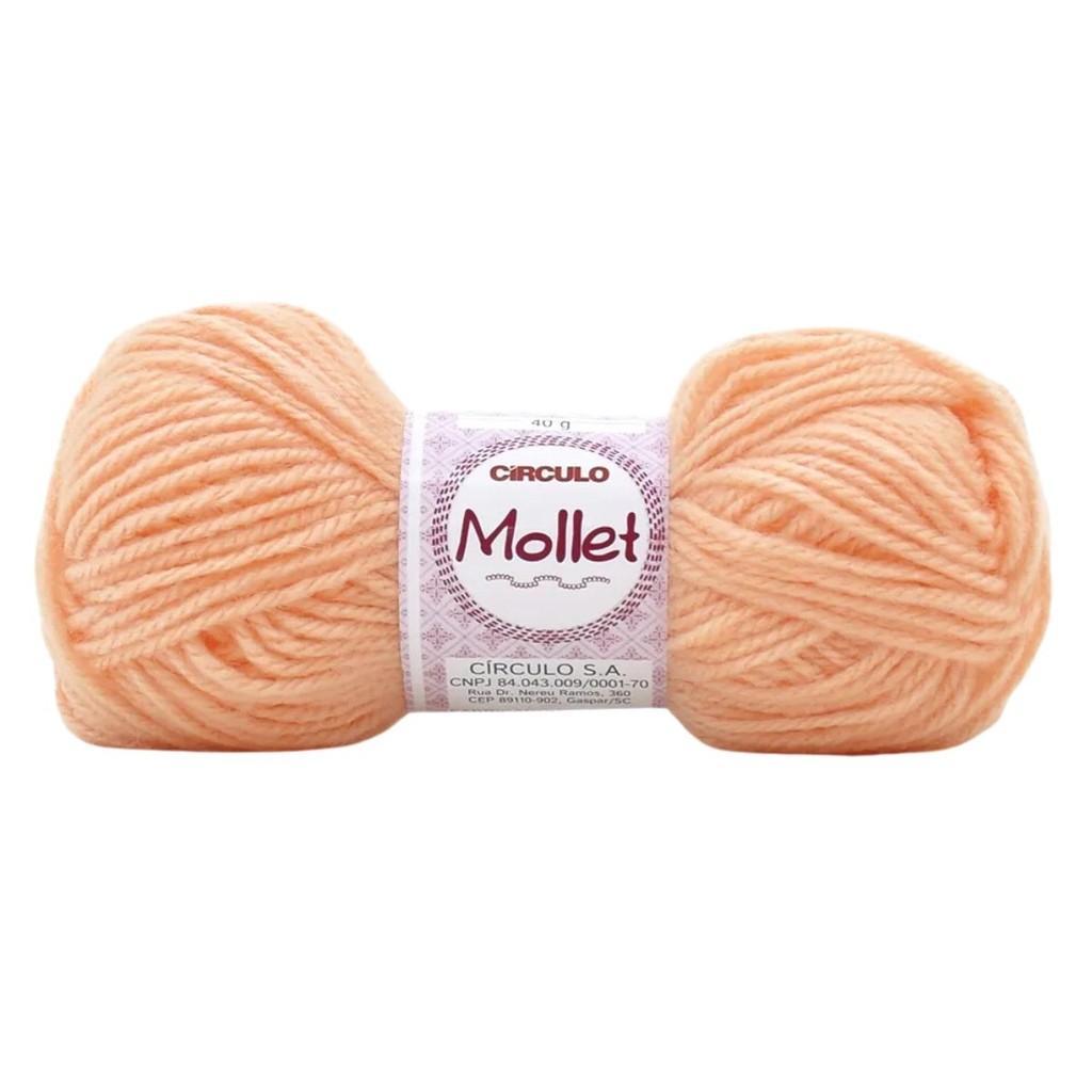 Lã Mollet Novelo 100g 200m 4224 PEACH FUZZ | Shopee Brasil