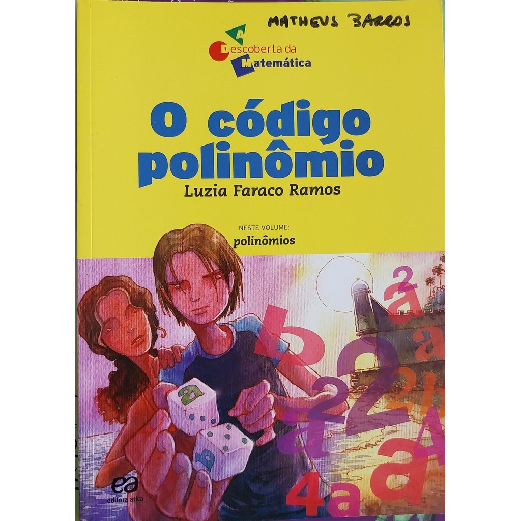 LIVRO, O CÓDIGO POLINÔMIO, A DESCOBERTA DA MATEMÁTICA, LUZIA FARACO ...