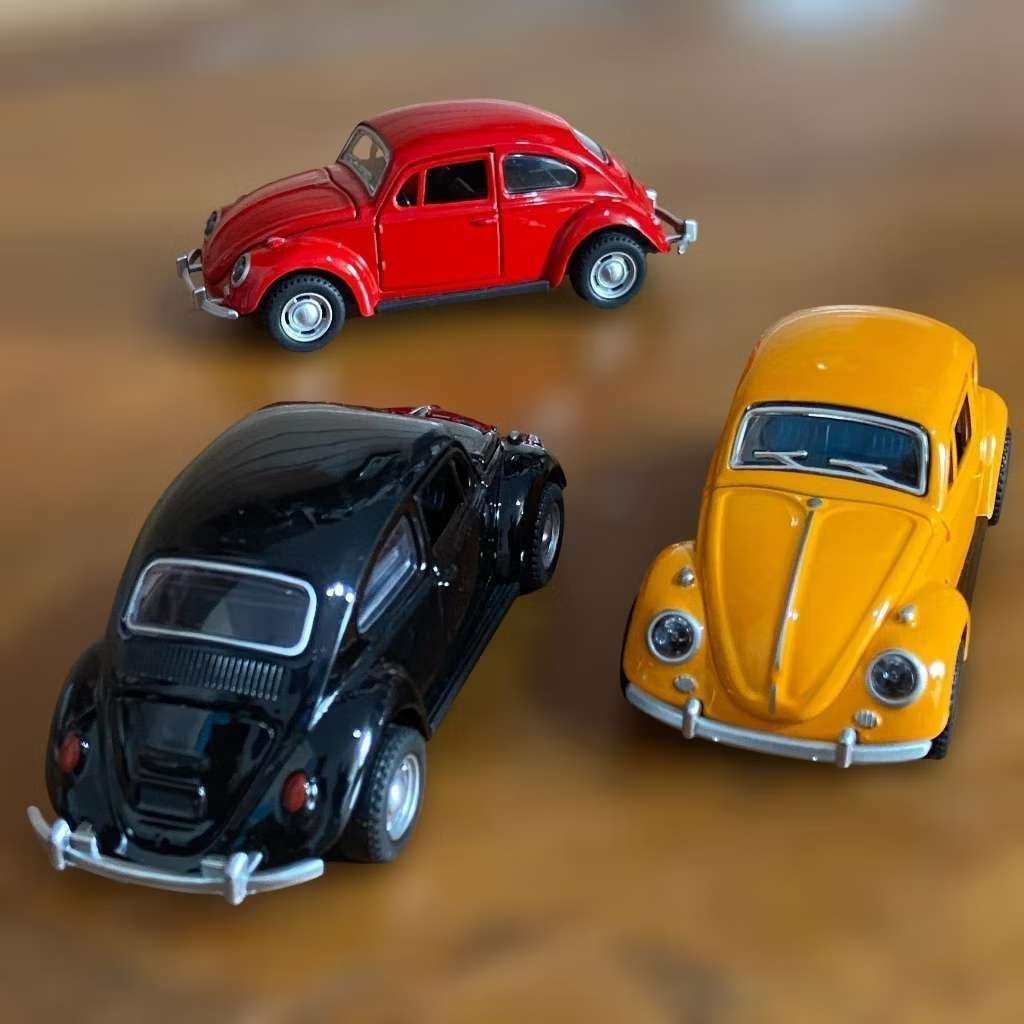 Fusca em Metal 3 Cores – Um Clássico, Detalhado e com Fricção | Shopee ...