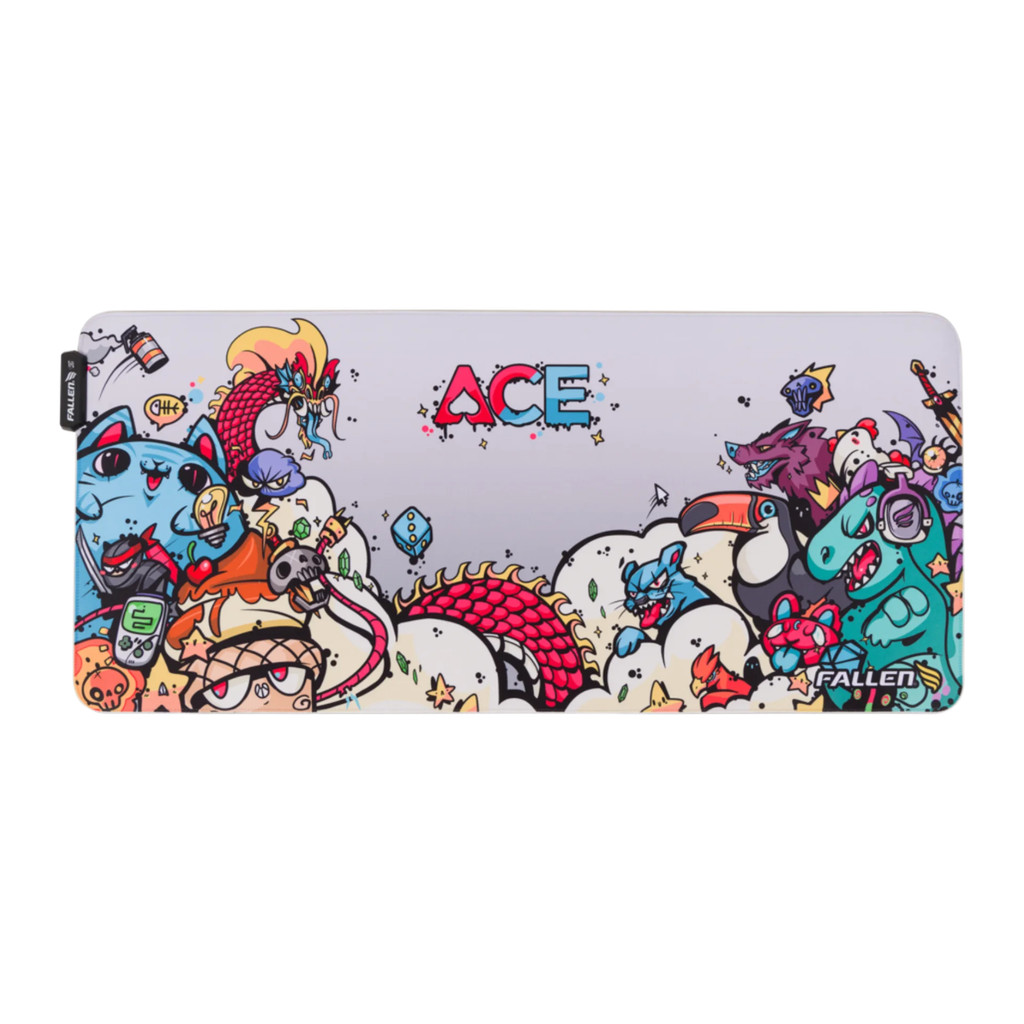 Mousepad Gamer Fallen Ace RGB - Estendido (90x40x5) - Speed++ | Shopee ...