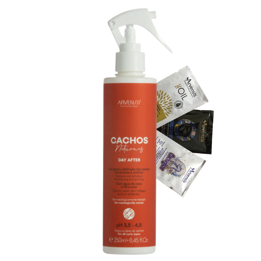 Spray Day After Cachos Arvensis Anti Frizz Finalização Definição Filtro ...