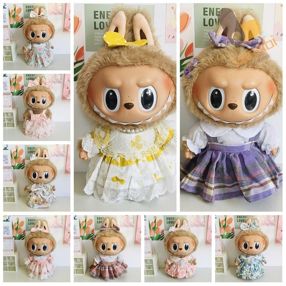 LONMBI Labu Doll Clothes , 37cm Labubu Somente Vendendo Roupas Overalls ...