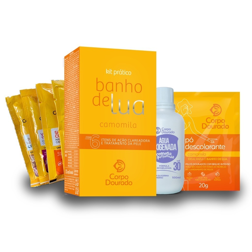Corpo Dourado Kit Banho De Lua Pratico Camomila | Shopee Brasil