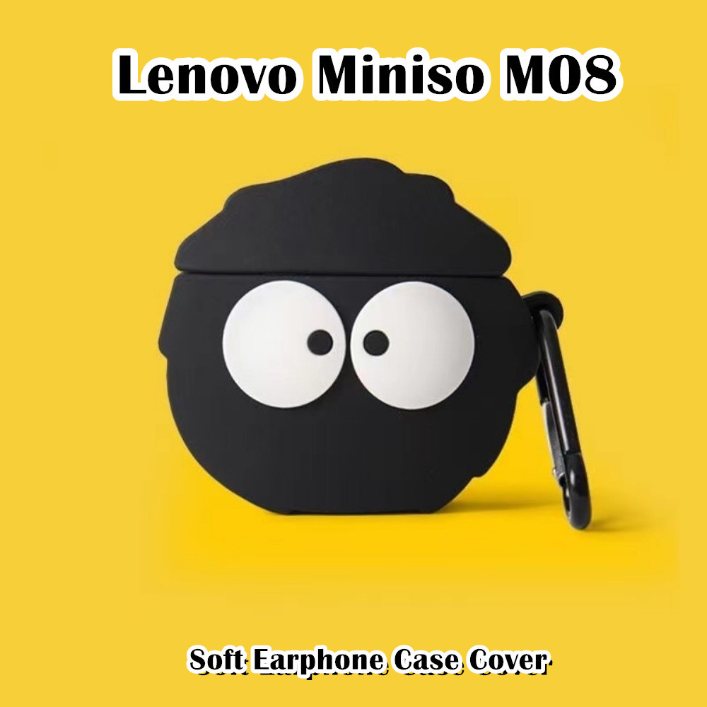 Future star 】 For Lenovo Miniso M08 Caixa De Silicone Macia Para Fone De Ouvido Estilo Desenho ...