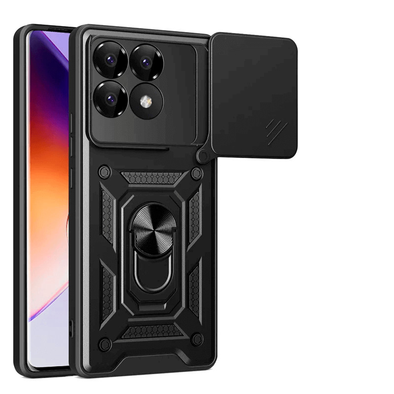 Capa Capinha Anti Impacto Anel Para Xiaomi Poco F6 Pro 5G | Shopee Brasil