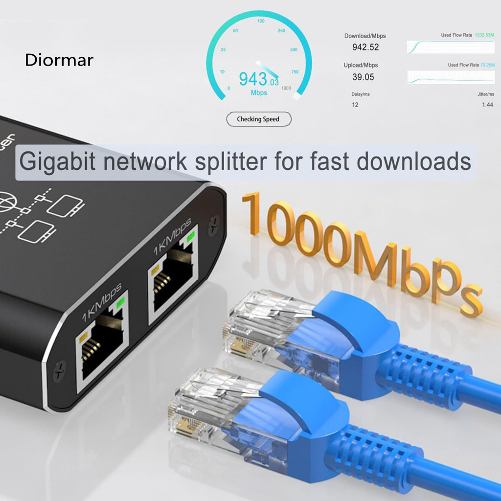 Lan Cable Distributor Network High Speed Ethernet Splitter 1000mbps Usb ...
