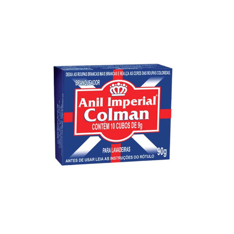 Anil Colman Imperial Caixa Com 10 Cubos 9g Branqueador para lavadeiras ...
