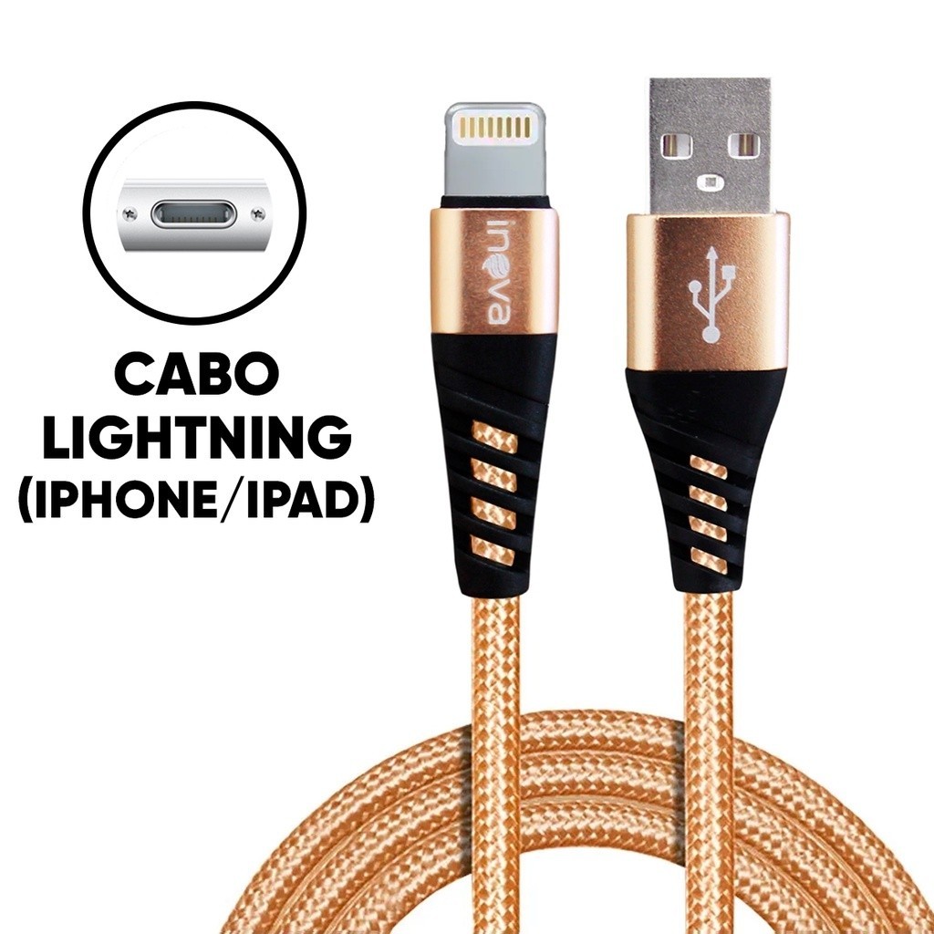 Cabo Carregador Celular iPhone 2 Metros Original Premium | Shopee Brasil