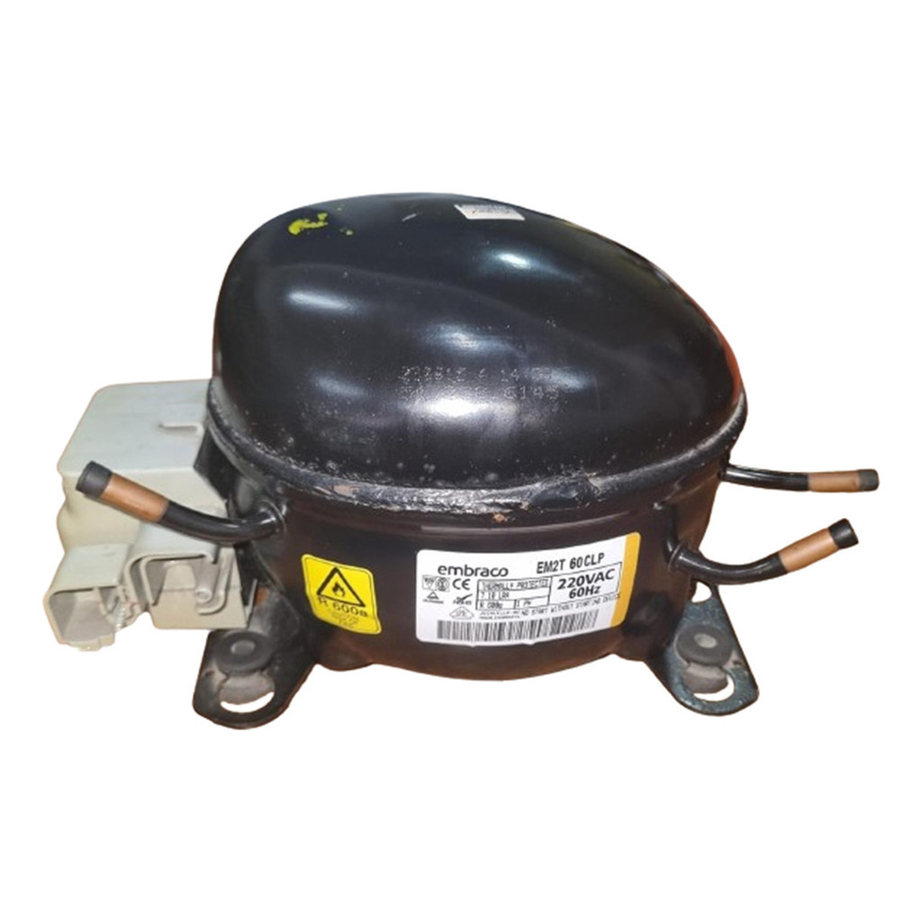 Motor Compressor Embraco Lote Em2p Em2t 60clp R600a 1/6 220v | Shopee ...