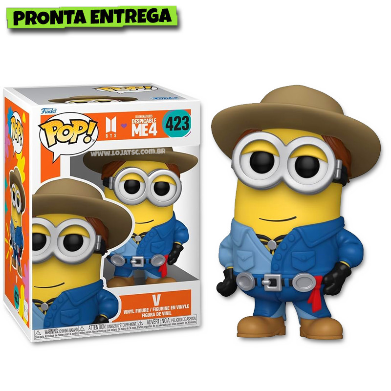 Funko Pop! Despicable Me 4 Minions x BTS - V 423 | Shopee Brasil Funko Pop! Despicable Me 4 Minions x BTS - V 423 | Shopee Brasil