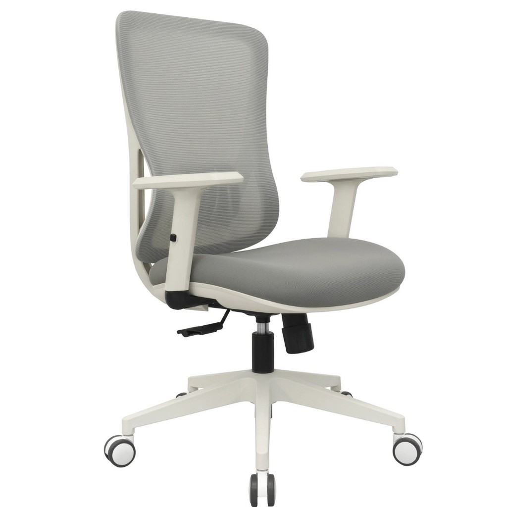 Cadeira Escritório Diretor NR17 Ergonômica Tela Mesh Sigma Cinza | Shopee Brasil