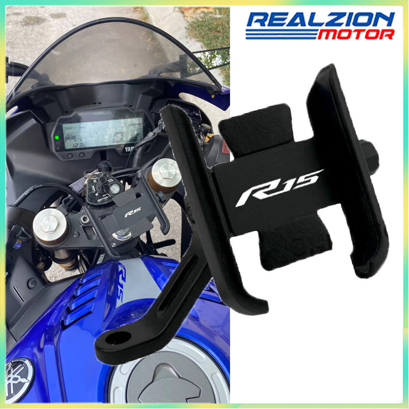 REALZION Para YAMAHA YZF R15 V3 V2 V1 Suporte De Telefone Celular ...