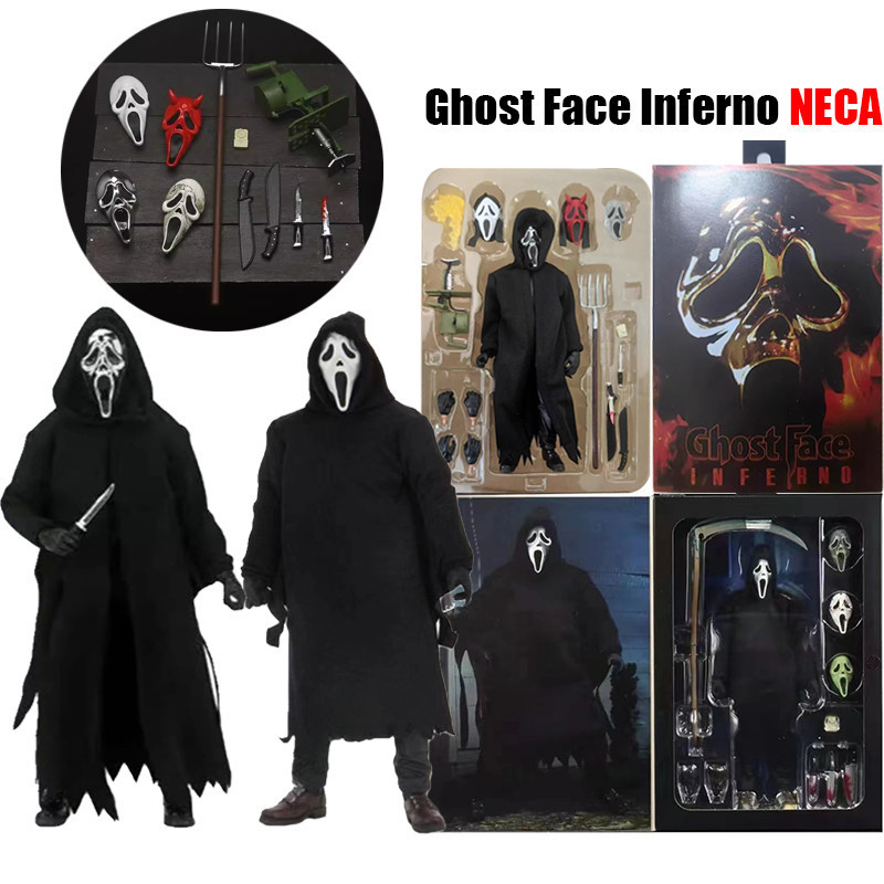 NECA Scream Action Figure Ghost Face Film Collection Modelo Lembrança ...