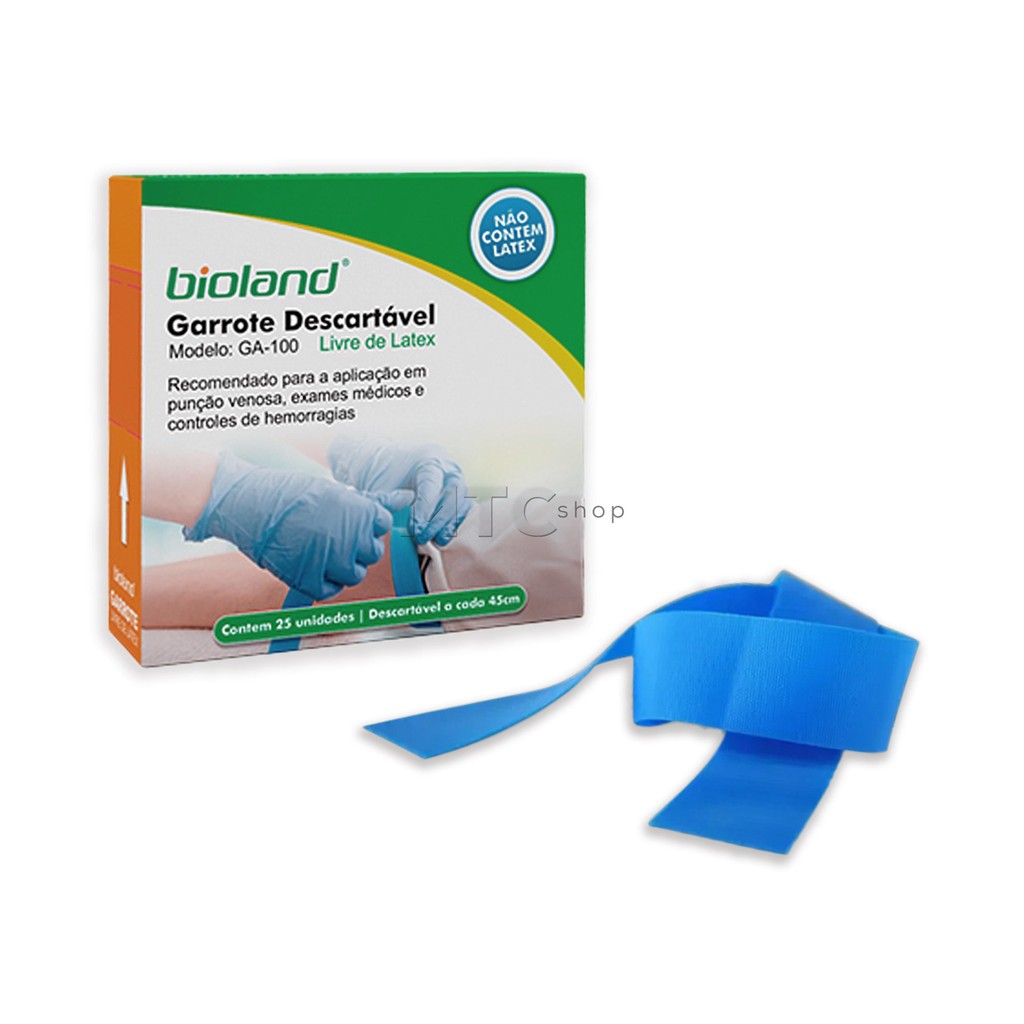 Garrote Descartável GA-100 - Bioland | Shopee Brasil