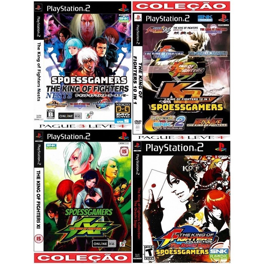 Kit The King Of Fighters Collection (4 s) Alter Games | Shopee Brasil