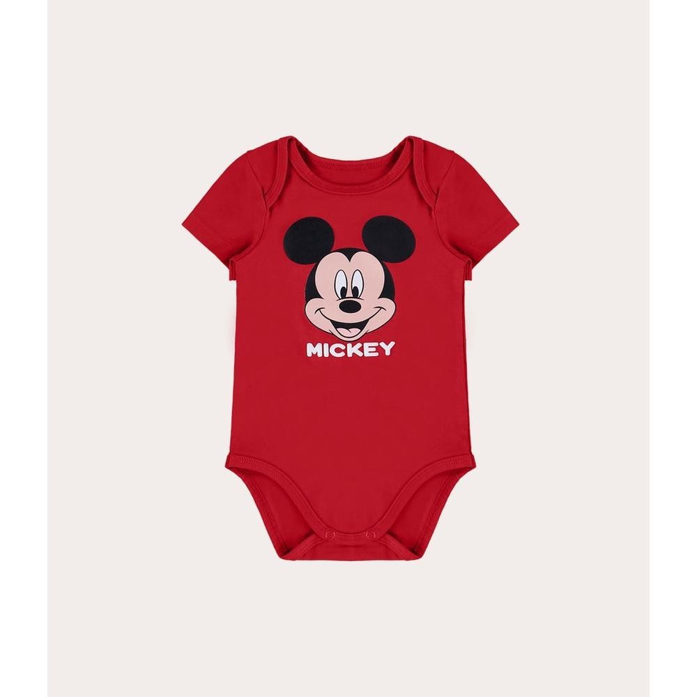 Body Bebê Mickey Mouse Disney® Em Algodão Malwee Kids | Shopee Brasil