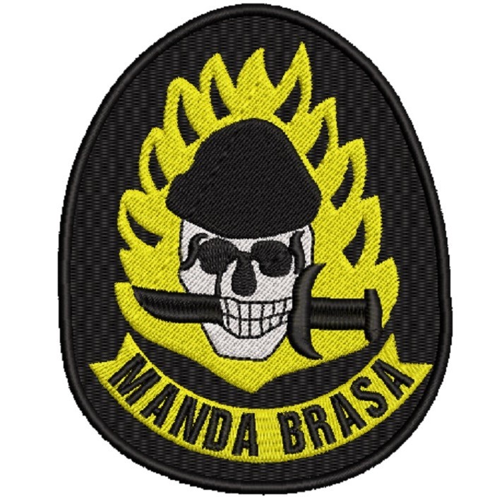 Patch Bordado Breve Manda Brasa | Shopee Brasil