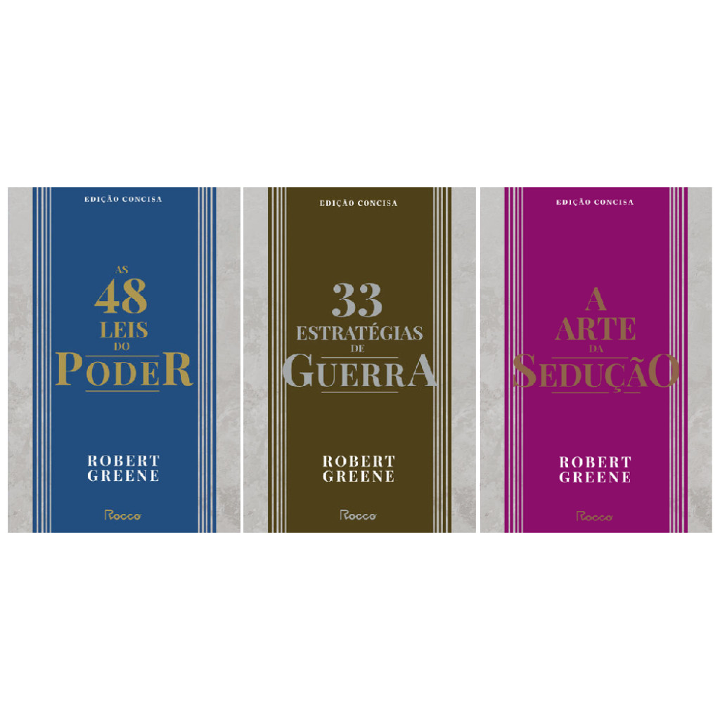 Coleção Robert Greene - 3 livros: As 48 Leis do Poder + 33 Estratégias ...