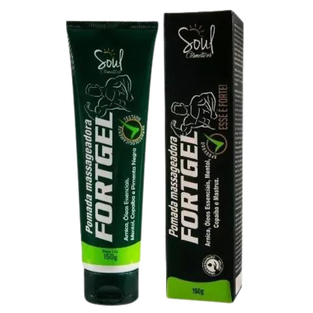 Pomada Massageadora Fortgel 150g - Soul | Shopee Brasil