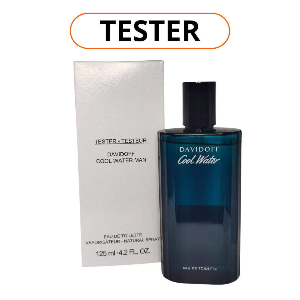 Perfume Tester Davidoff Cool Water Masculino 125 mL | Shopee Brasil