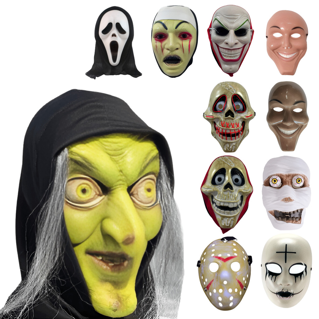 Mascaras de Terror Halloween - Aliança / Mascara de Plástico Panico ...