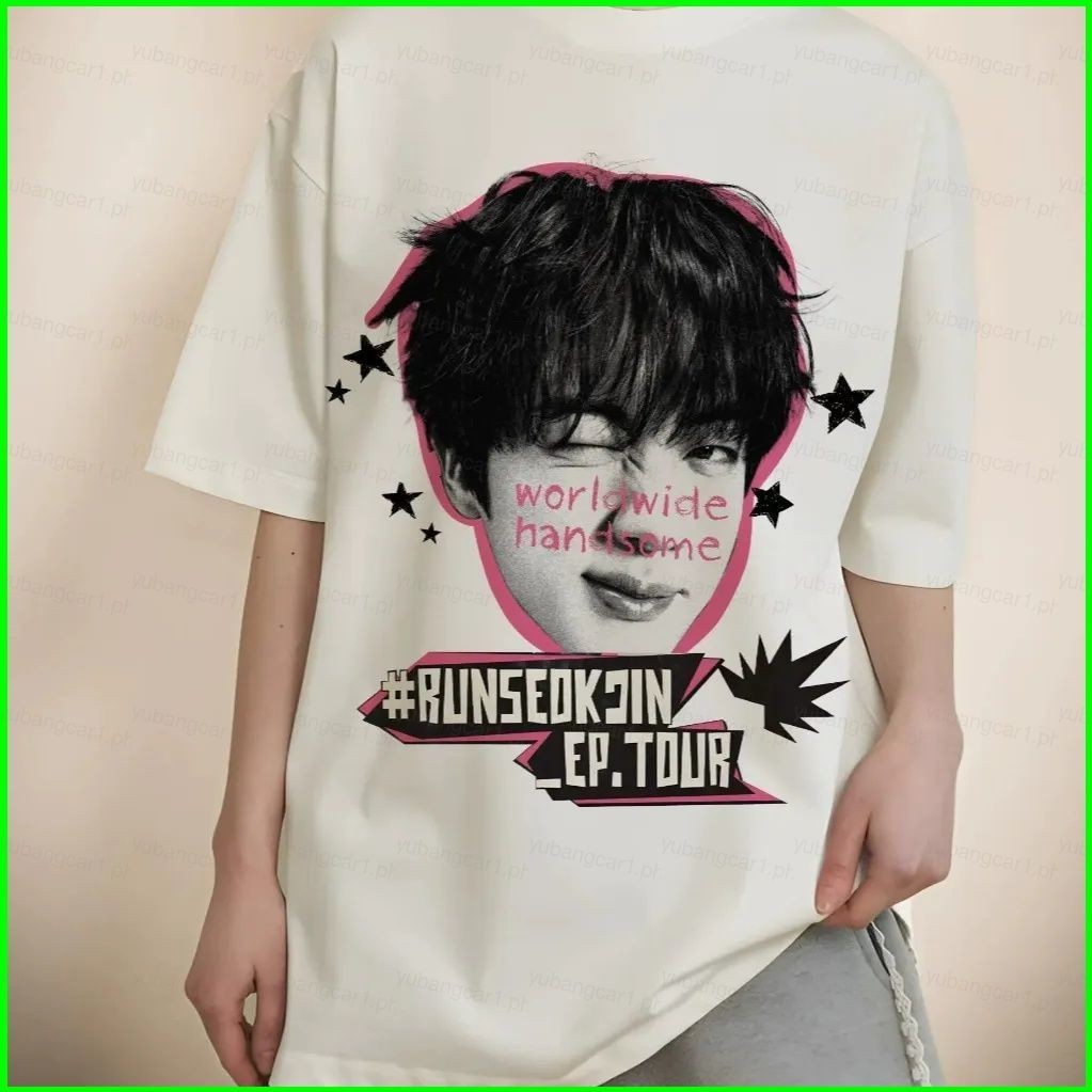 Camiseta Jin Bts TOUR 2025 RUNSEOKJIN EP Não Diga Que Você Me Ama BY1 | Shopee Brasil