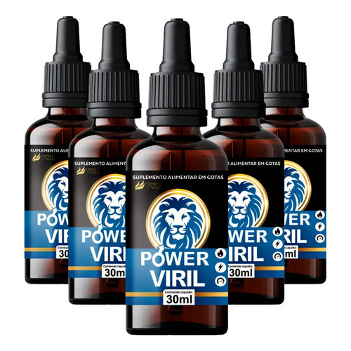 5 Power Viril 30ml Original - Fórmula Avançada - Envio Hoje | Shopee Brasil