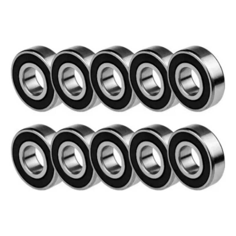 Kit 10 UNID- Rolamento De Esfera 6902-2rs 15x28x7 Roda Bike | Shopee Brasil