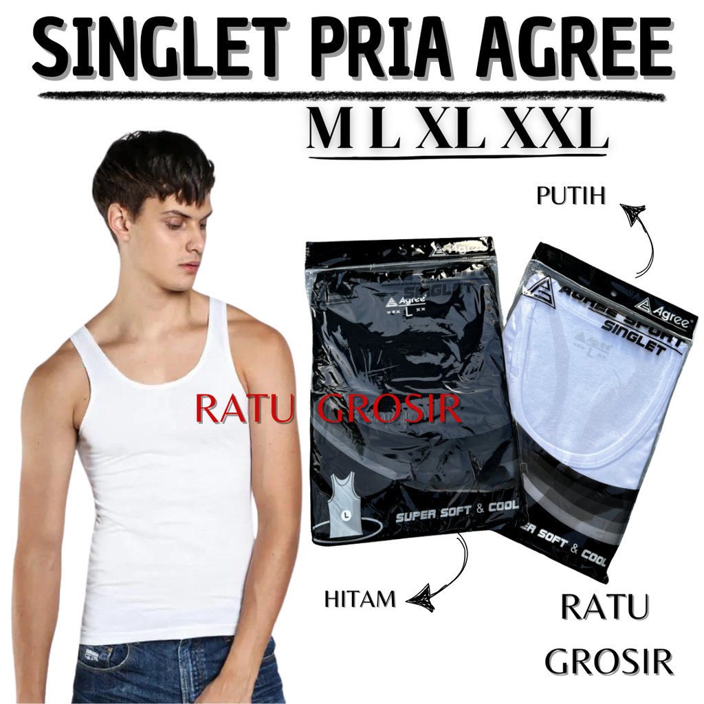 Concorde Com A Camiseta Inferior Masculina SINGLET AGREE SA004 | Shopee ...
