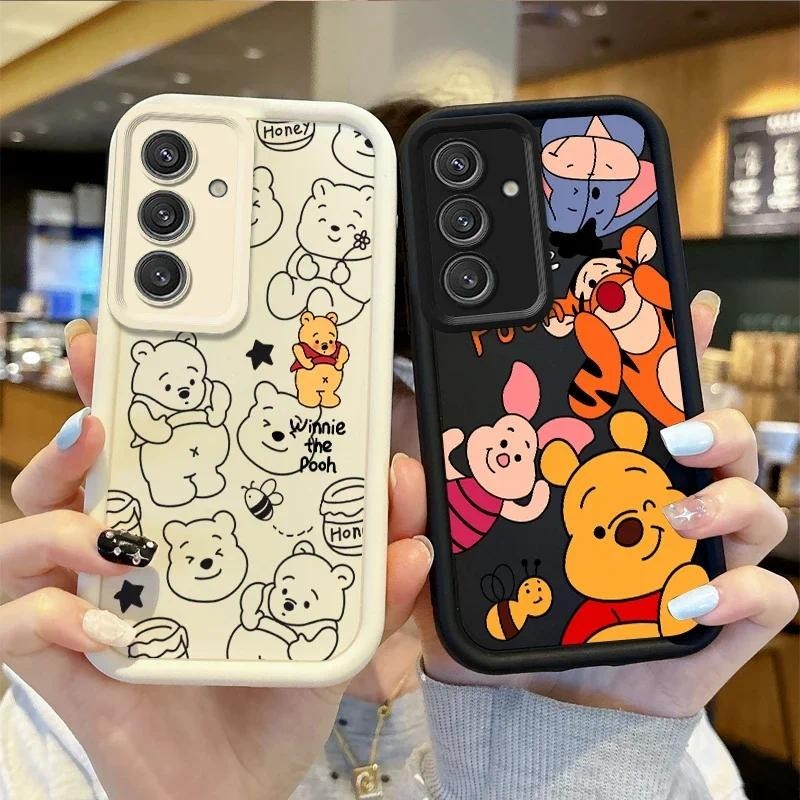 Capa De Telefone Winnie Pooh 3D Para Samsung Galaxy A25 A14 A15 A35 A55 A54 A05S M55 C55 De ...