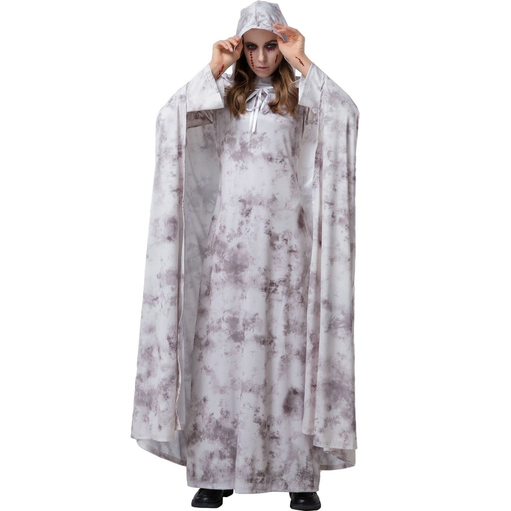 Halloween Zombie Ghost Noiva Festa Roupas de desempenho Role Playing ...