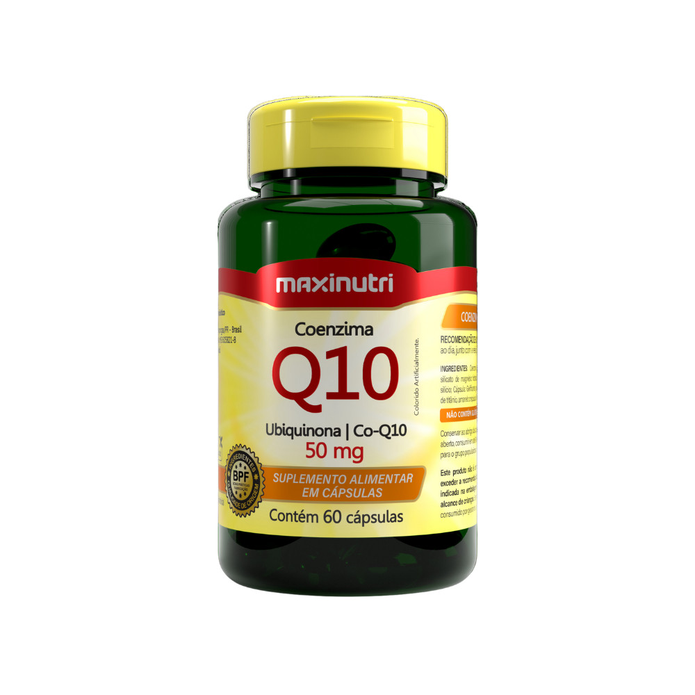 Coenzima Q10 50mg 60 Capsulas Maxinutri | Shopee Brasil