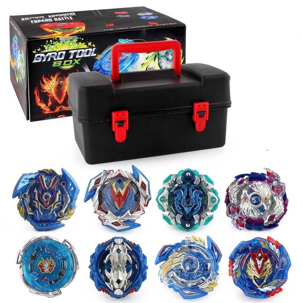 Kit de caixa Beyblade/6 início giratório 1IW2- e * - | Shopee Brasil