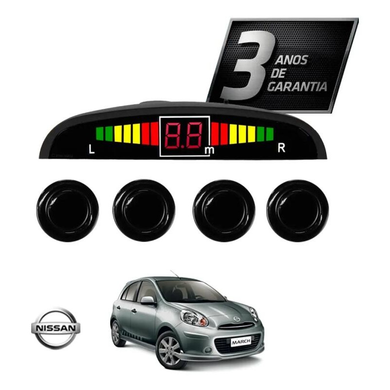 Sensor de ré cruze para carro Sensor De Ré Para Carro Kit Sensor De Ré ...