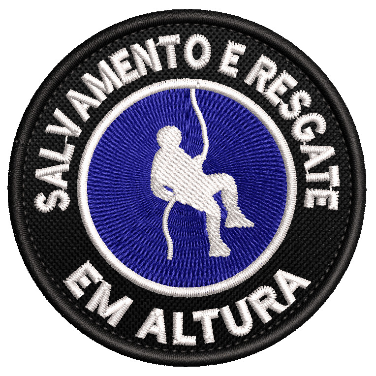Patch bordado Curso Salvamento E Resgate 7cm | Shopee Brasil