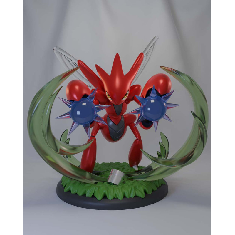 Pokémon Nº 212 SCIZOR - PACK 02 - Poke Crisis Miniatures | Shopee Brasil