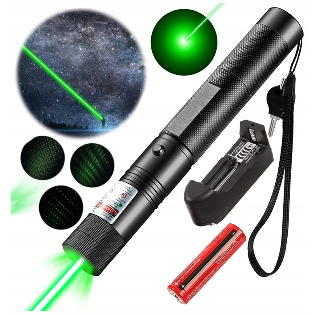 Caneta Laser Verde Ultra Forte Super Alcance A Prova D'agua | Shopee Brasil