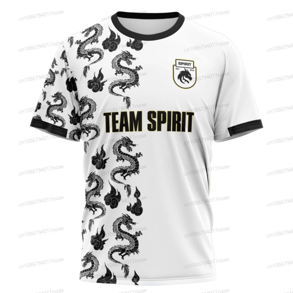 2024 Nova Equipe Spirit Jerseys Esporta Jogador Donk Uniformes Homens Desenho De Dragão ...