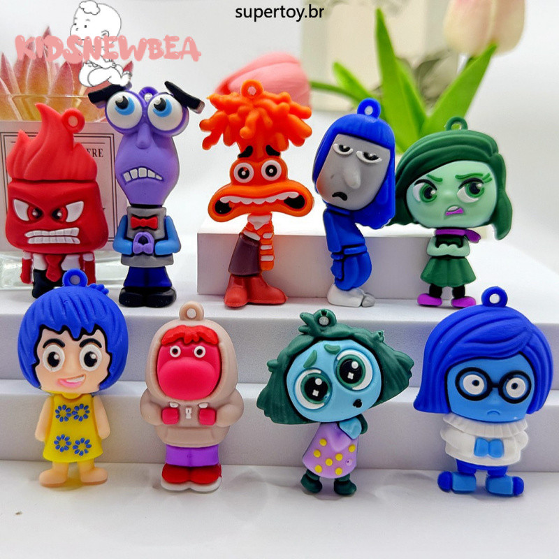 INSIDE OUT 2 KidsNewbea Doll Figure Disney Tristeza Ansiedade An ...