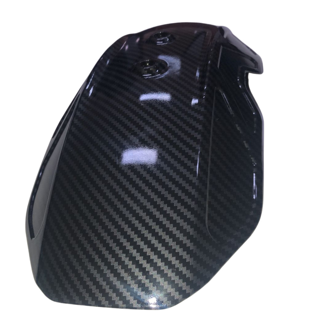 Para-lama moto universal estilo fibra de carbono | Shopee Brasil