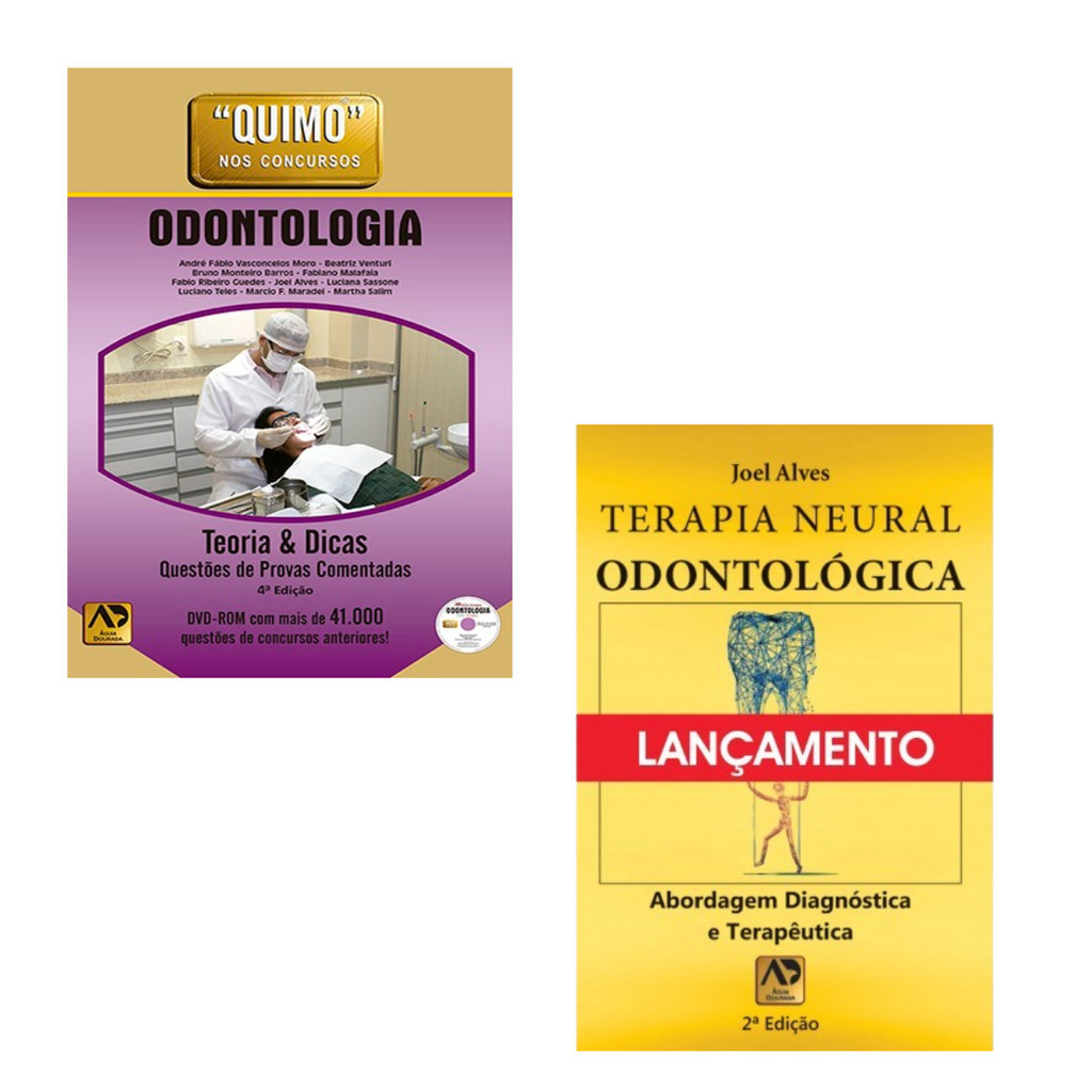 Kit Quimo Odontologia Teorias e Dicas + Terapia Neural Odontológica 2ª ...